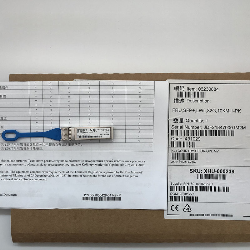 Brocade 57-1000486-01 32G LW FC SFP+ Transceiver XBR-000438 SMF Optical ...