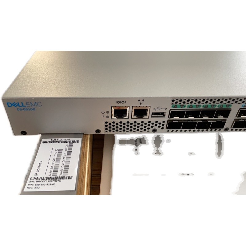 DELL EMC Connectrix DS-6610B Brocade SAN Switch With 24pcs 32Gb SFP+