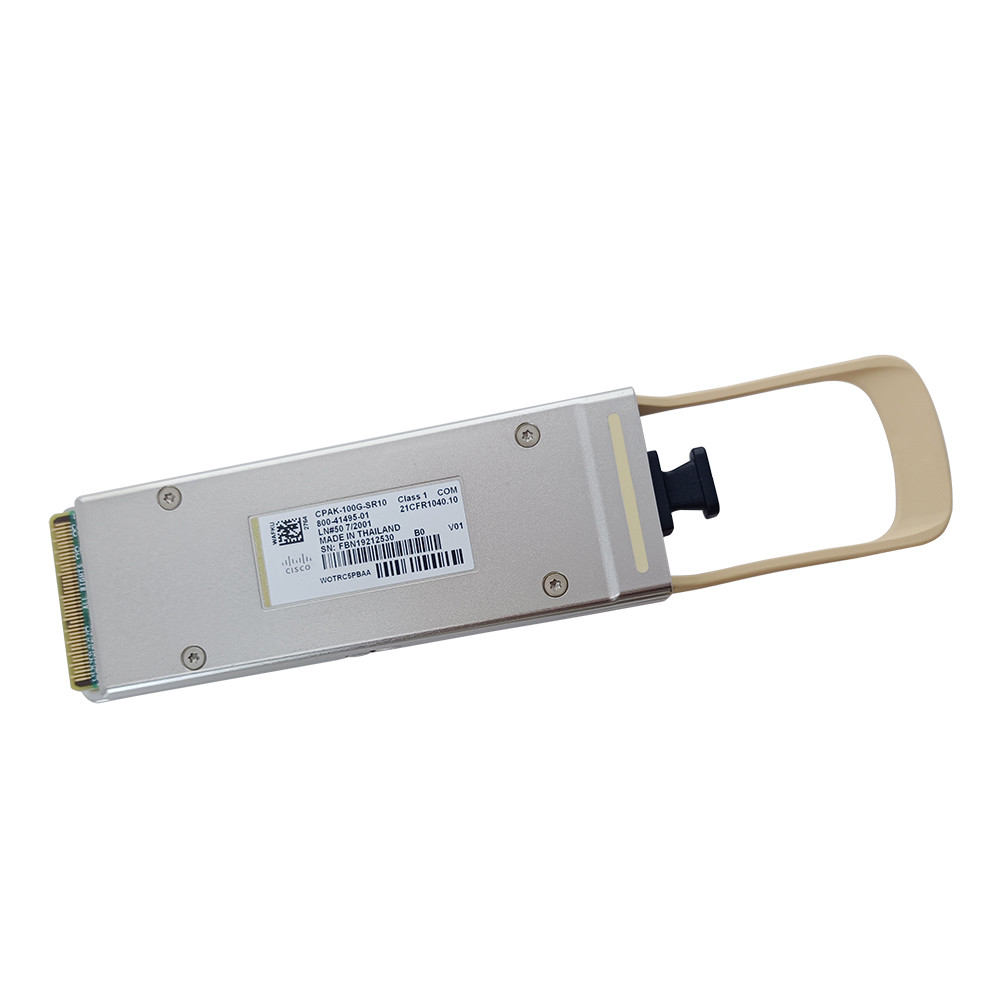 100GBASE-SR10 CPAK Module MMF 850Nm Cisco QSFP28 MPO Fiber Transceivers