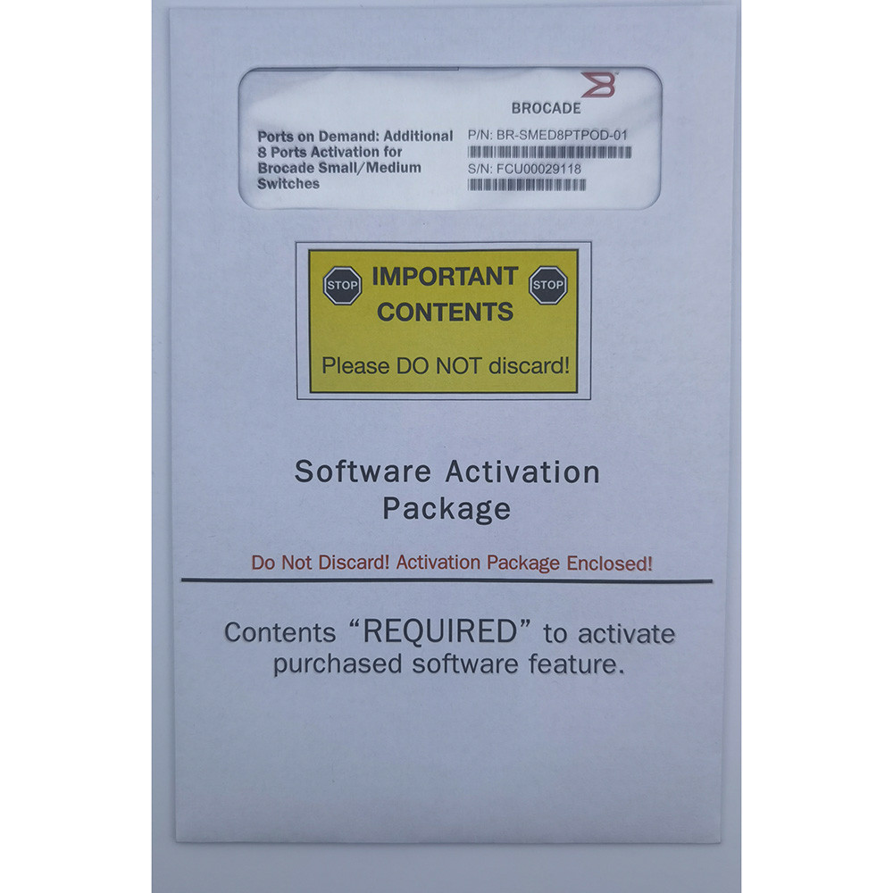 16 QSFP Ports On Demand POD License Brocade XBR-G6MIDR16QFLEX-32G