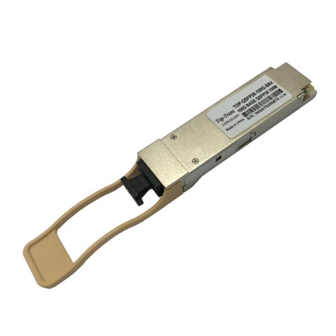 100GBASE-SR4 QSFP28 Transceiver Module 100G Multimode MPO 850NM 70M ...